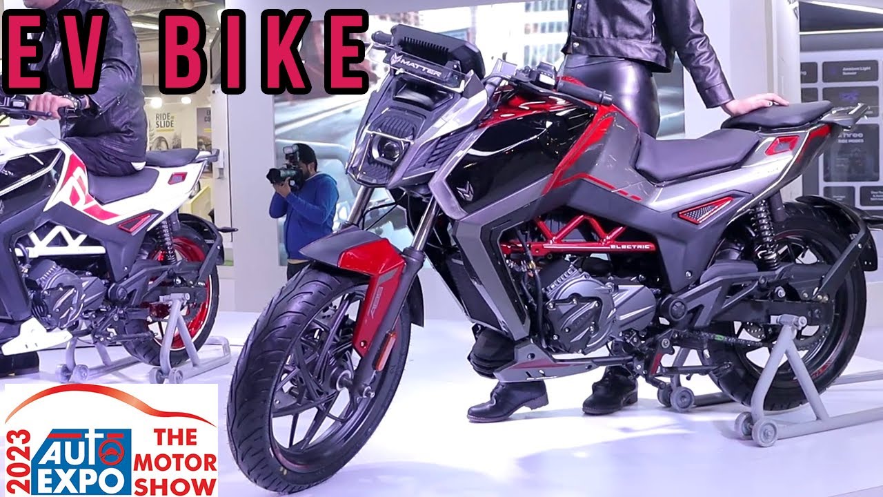 Matter EV Bike India at Auto Expo 2023 - YouTube
