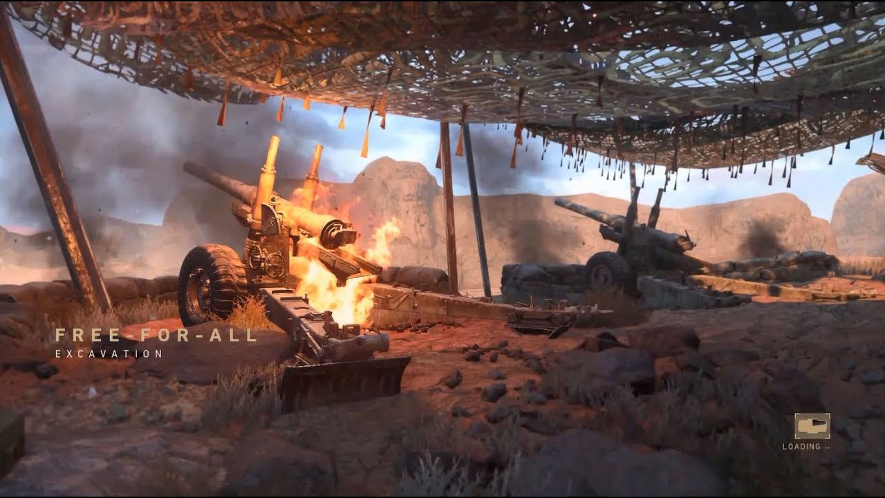 Call Of Duty:WWII - Free-For-All vs Veteran Bots on Excavation - YouTube