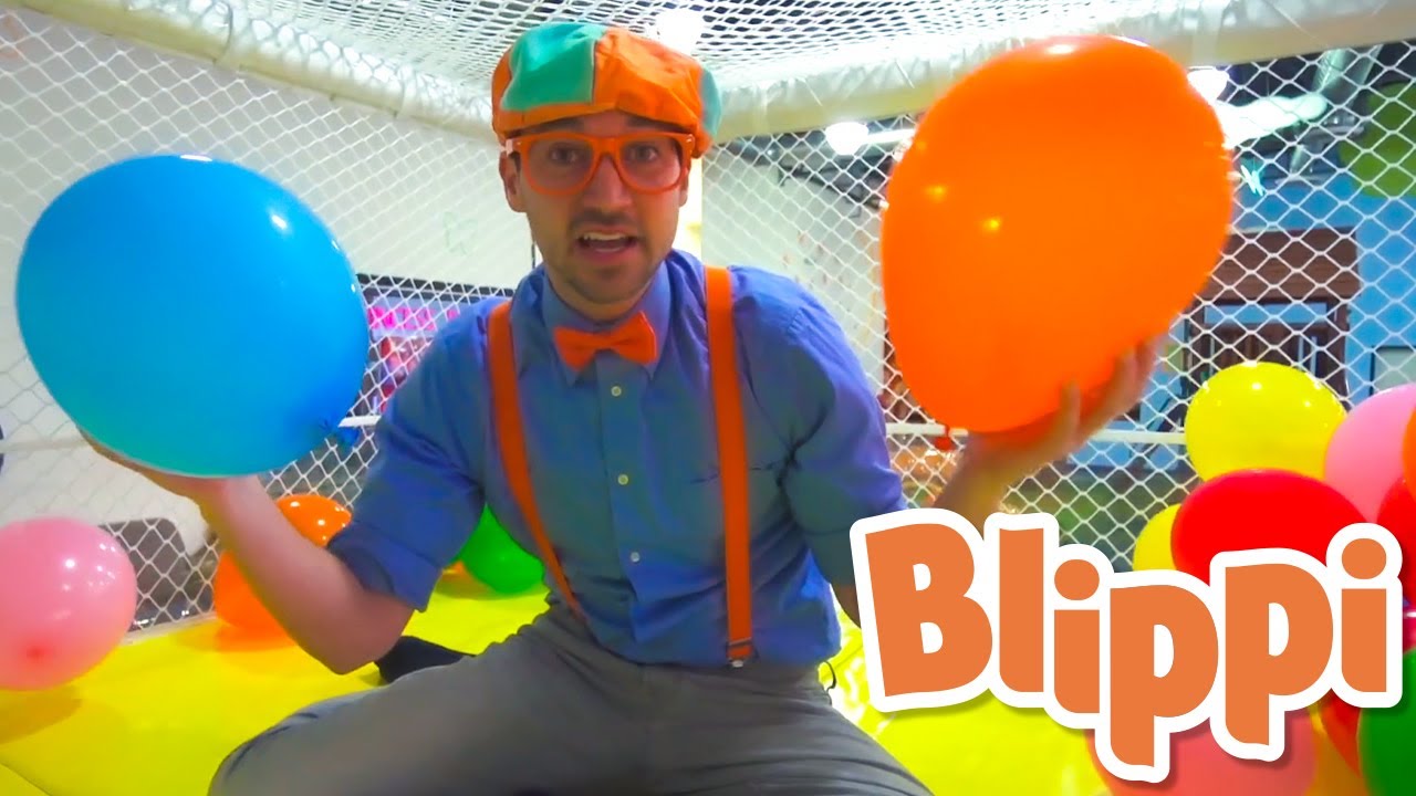 Blippi | Colorful Balloons Song | Blippi | Kids Songs | Nursery Rhymes ...