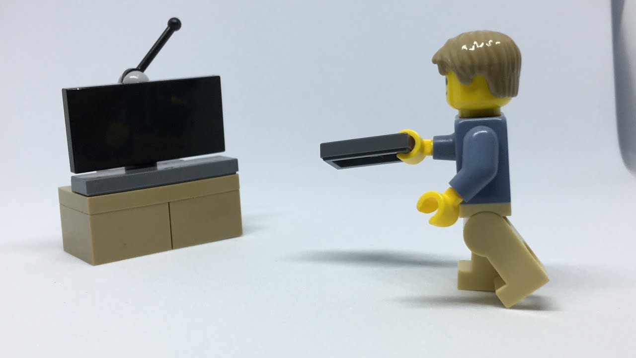 LEGO Flatscreen TV Tutorial | LEGO Minifigure builds Ep. 1 - YouTube