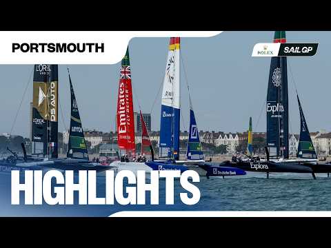 Weekend Highlights // Emirates Great Britain Sail Grand Prix | Portsmouth