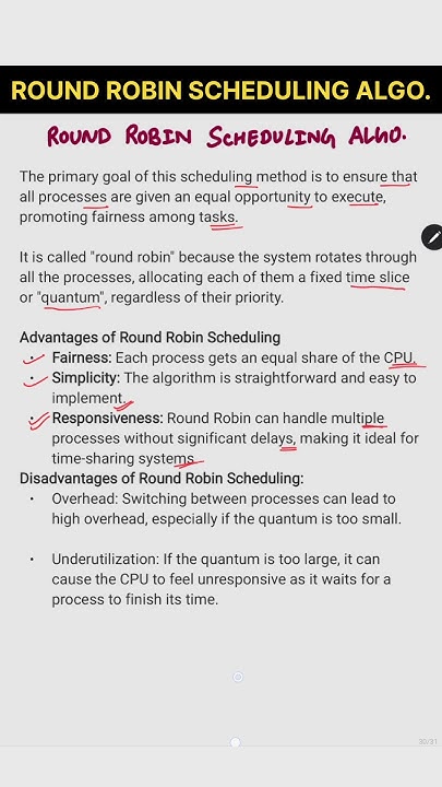 Round Robin Scheduling Algorithm in O.S #roundrobin #os # ...