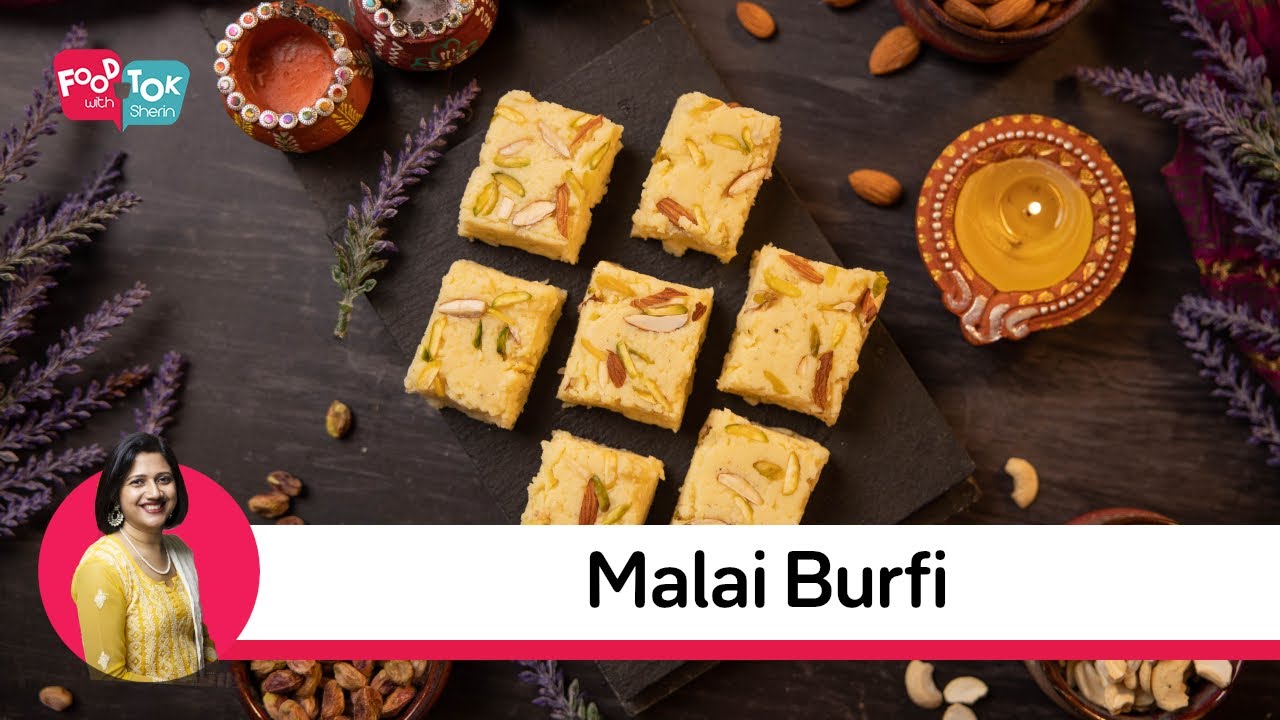 Diwali Special Instant Malai Burfi Recipe | Instant Burfi Using Milk ...