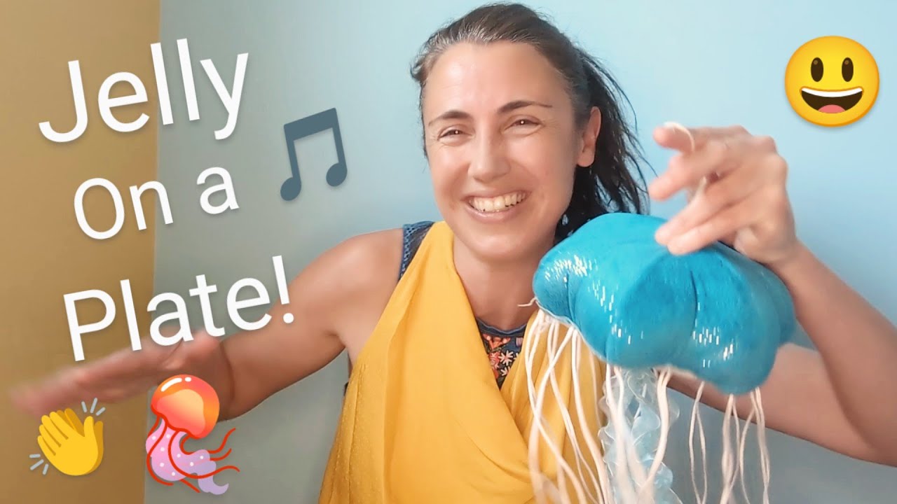 Jelly on a Plate Song for babies @BeckyBops Jelly fish song! Wibble ...