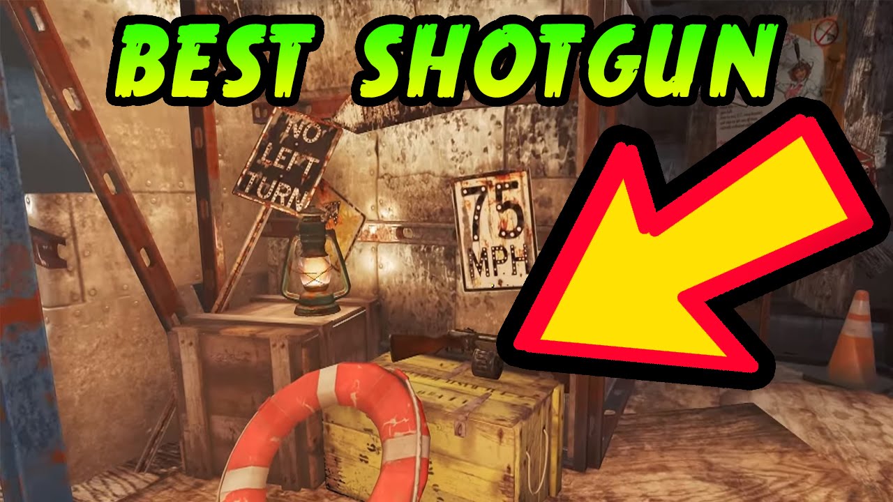 FALLOUT 4 BEST SHOTGUN IN THE GAME! Making The Best Character Build ...