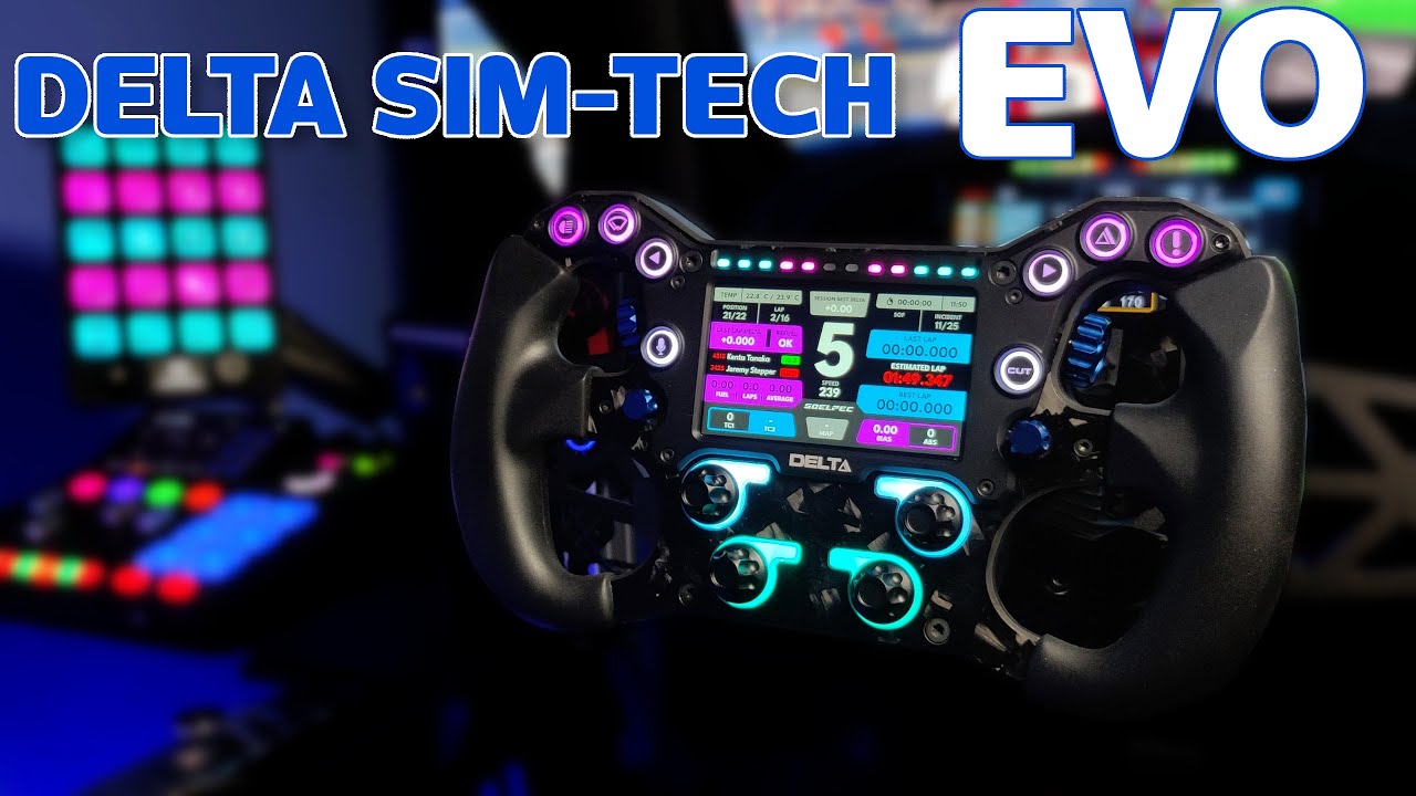 Checking out the Delta Sim-Tech EVO Sim Racing steering wheel! - YouTube