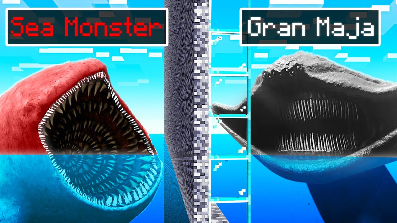 I Fooled My Friend as SEA MONSTERS vs EL GRAN MAJA in Minecraft - YouTube