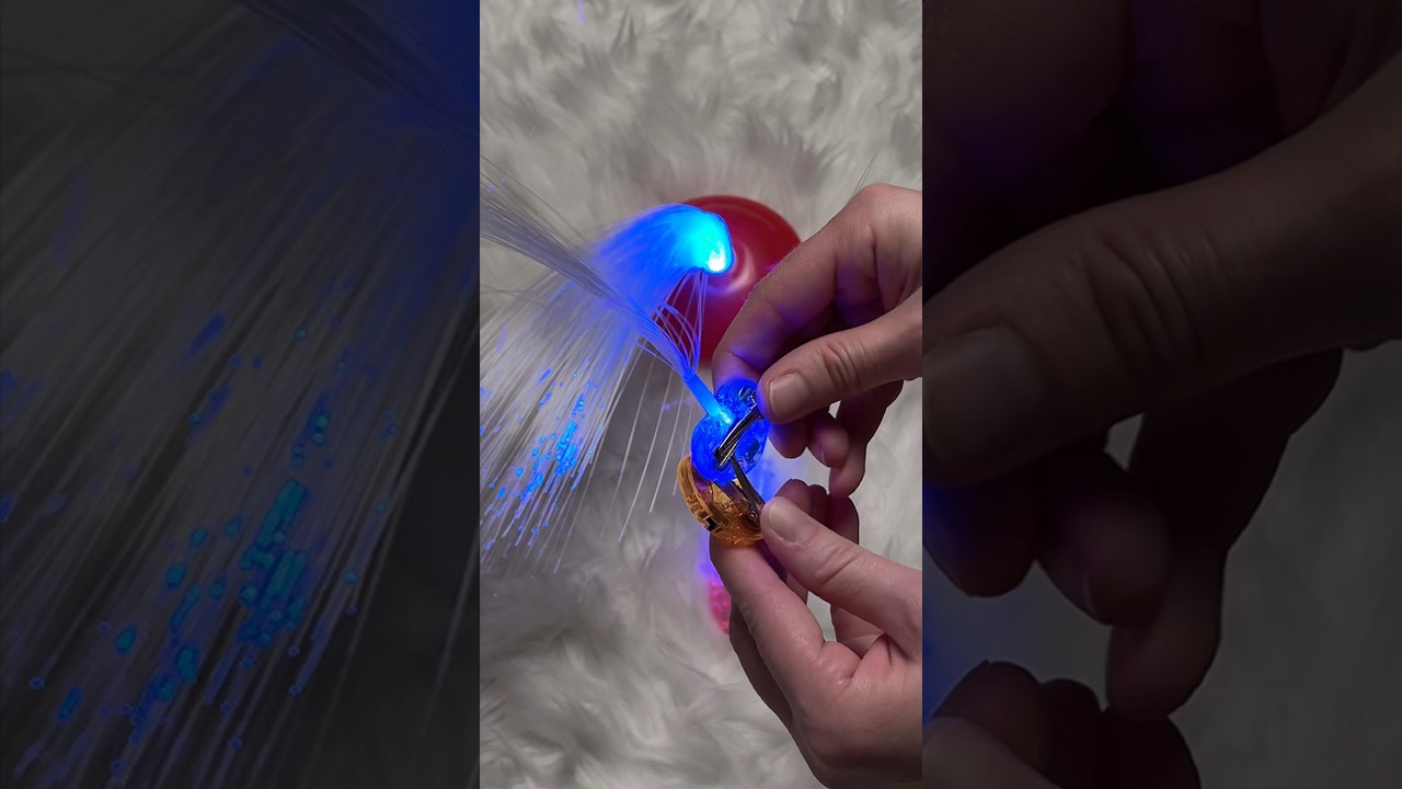 This Light Is So Hypnotic… ASMR Lamp Build & Crinkle Sounds - YouTube