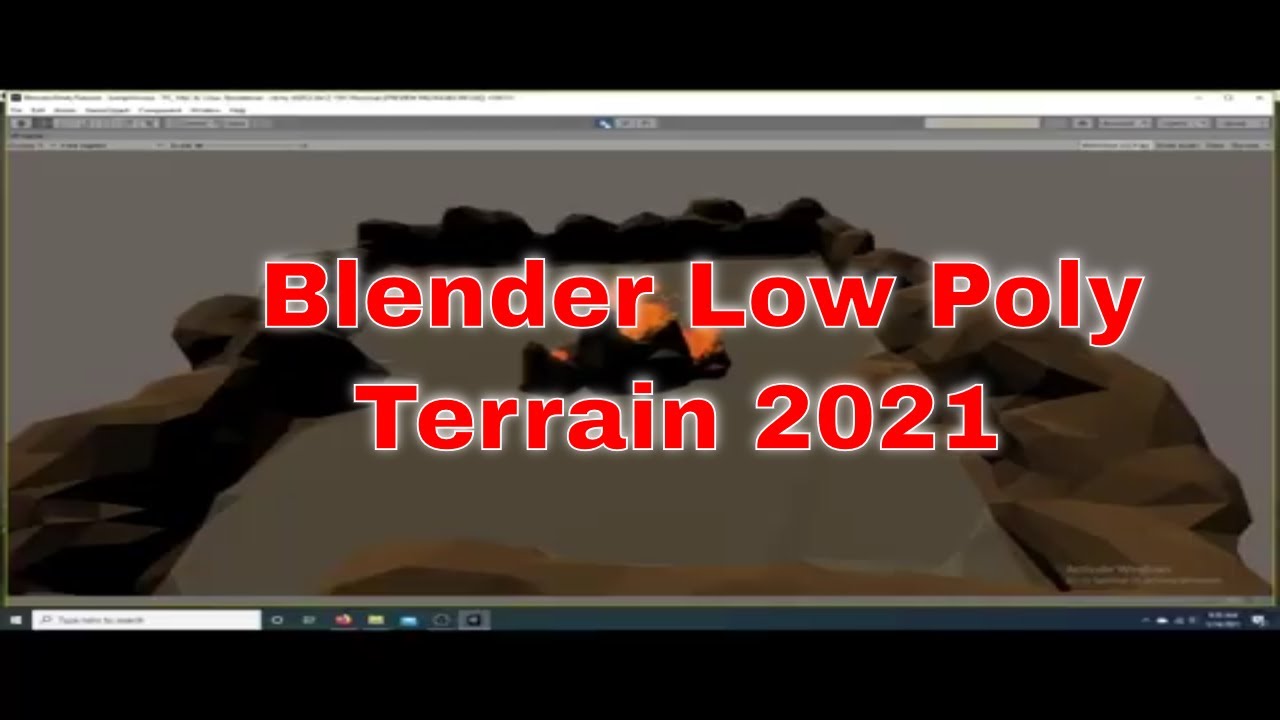 Blender Low Poly Terrain Tutorial 2021 - YouTube