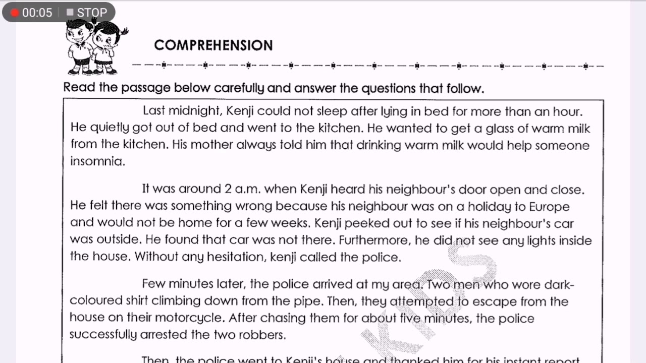 (English) Standard 4 M5 Comprehension & Social Expression (Pg32-36) - YouTube