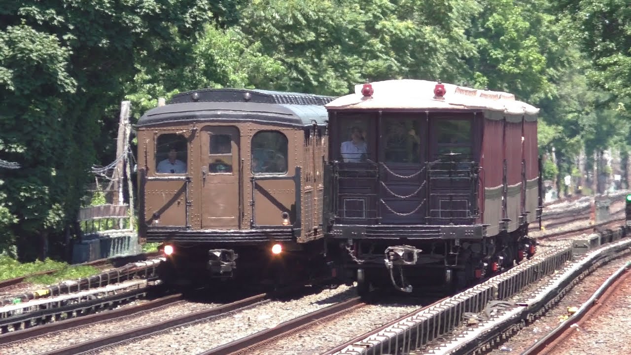 NYC Subway Nostalgia HD 60fps: BU Gate Cars Pass BMT Standards @ Neck ...