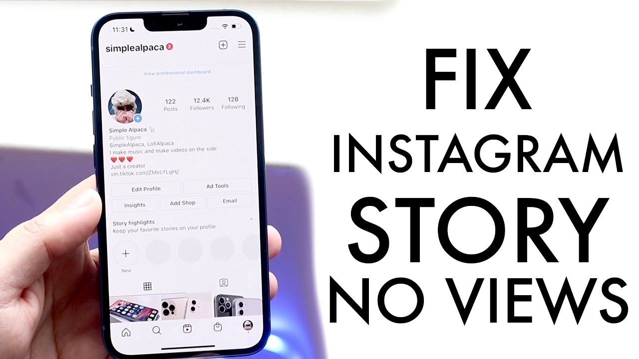 How To FIX Instagran Story Views Not Showing - YouTube