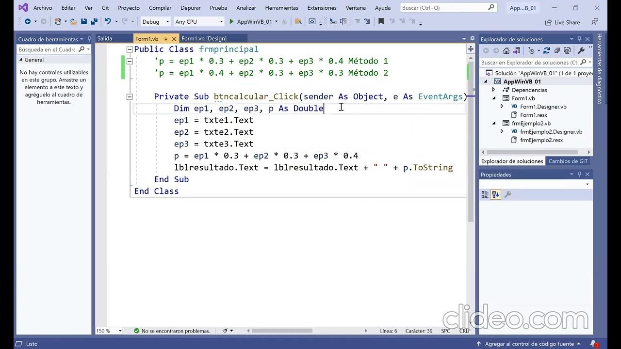 Uso del control combobox en Visual Studio - YouTube