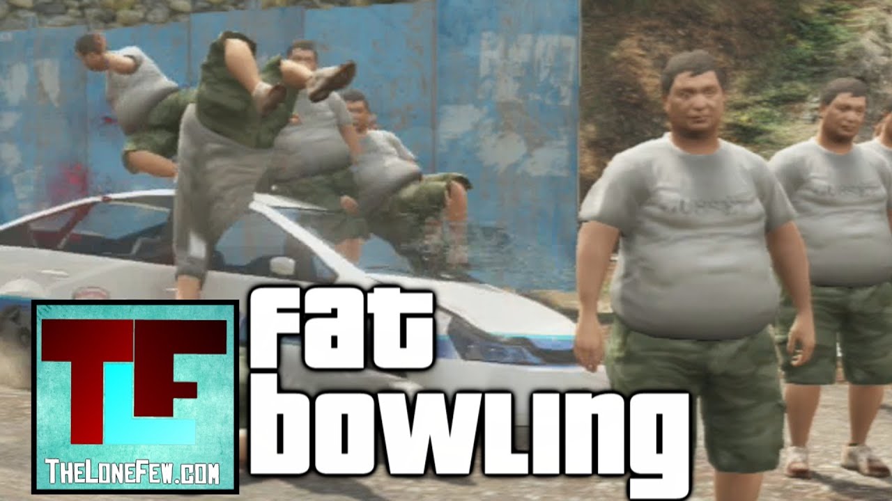 GTA Online: Fat Guy Bowling - YouTube