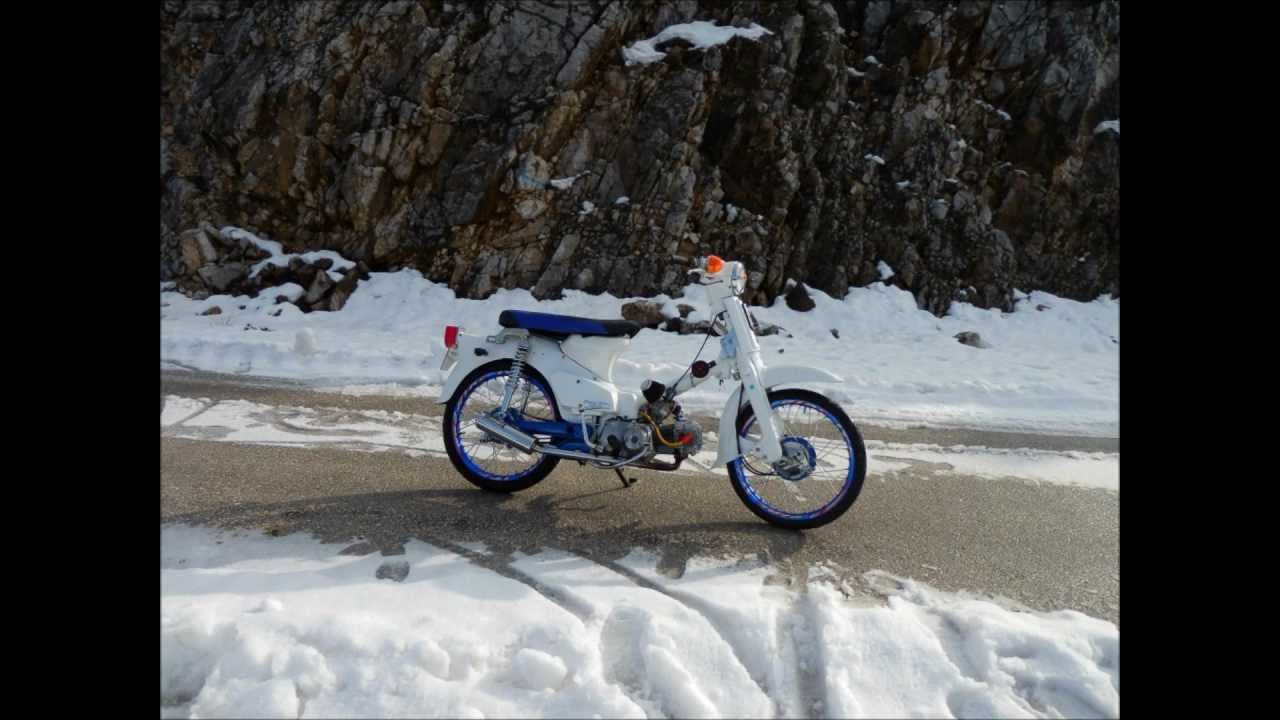Honda c50 tuning Ioannina - YouTube