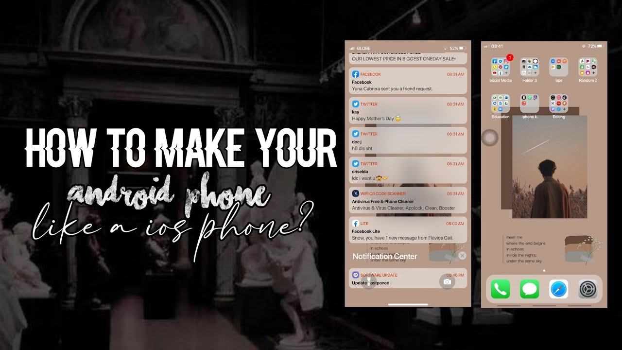 How to make your android phone look like a ios phone? (Lockscreen and ...