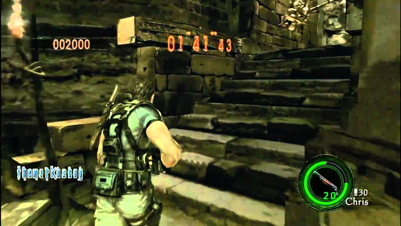 Resident Evil 5 - Giant Majini melee kill with Chris BSAA (Village ...