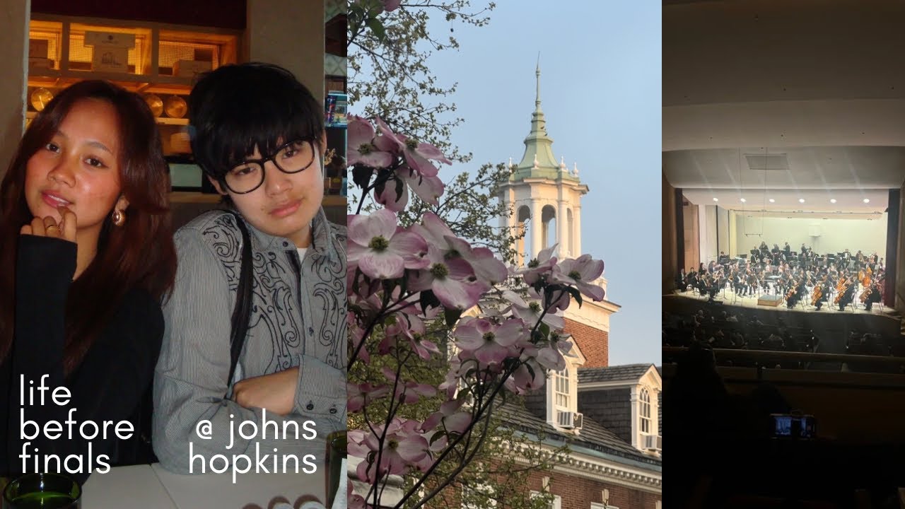 my life before finals at johns hopkins - YouTube