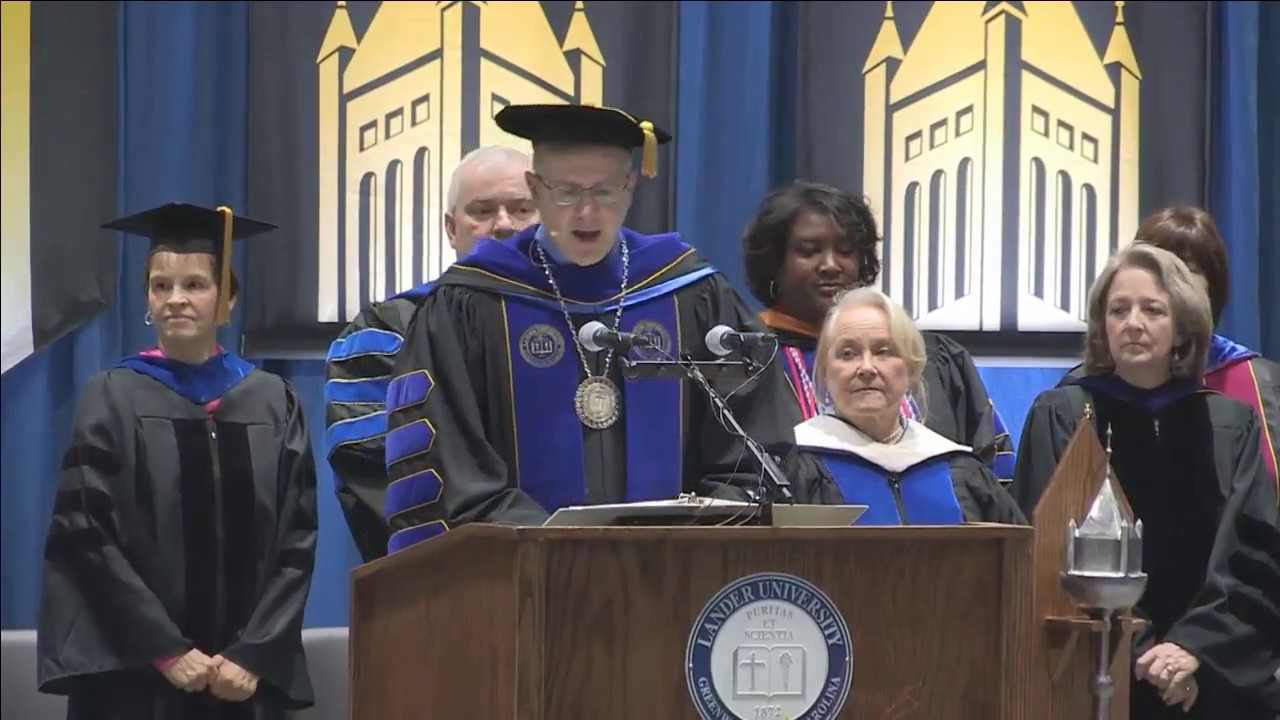 Lander University Fall Commencement 2017 - YouTube