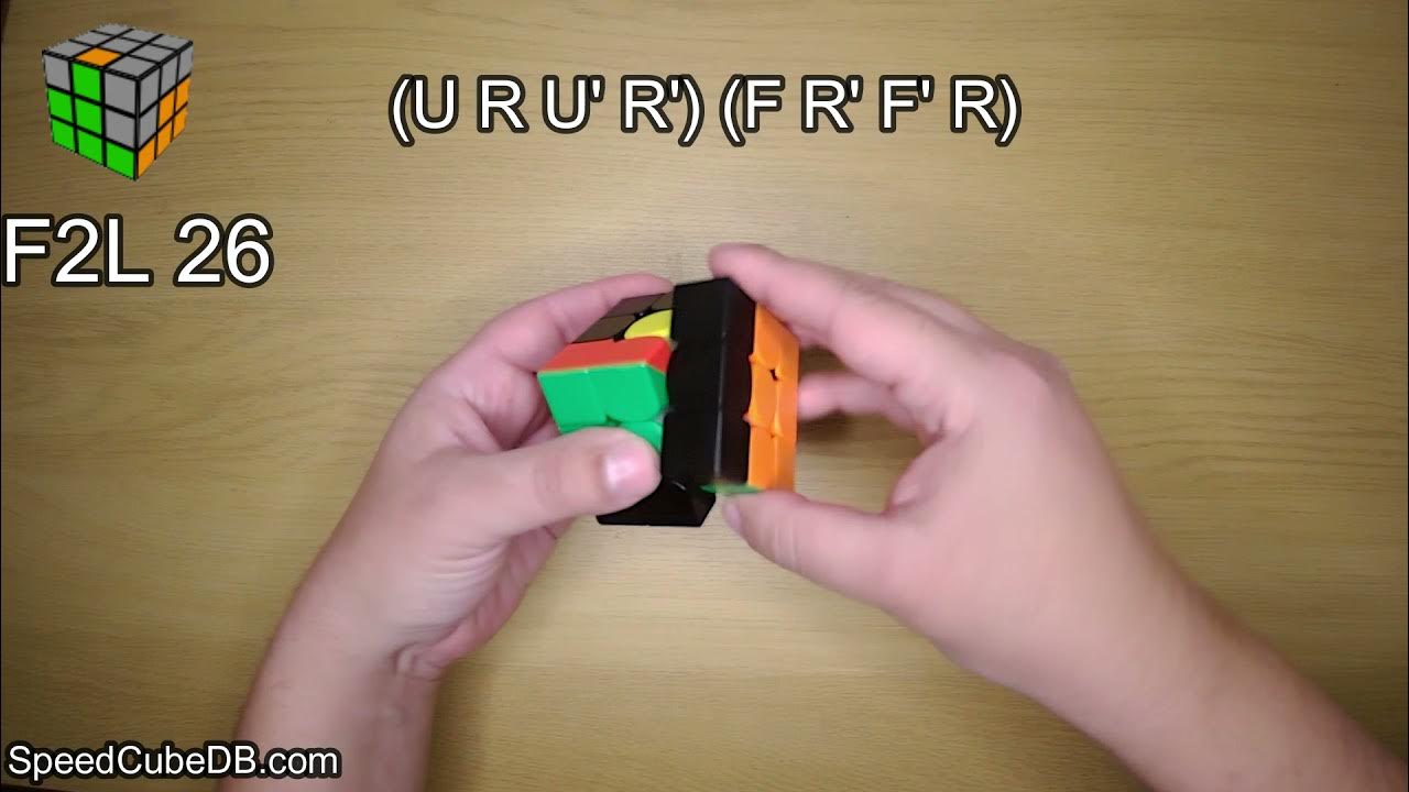 F2L Algorithms, FR Slot - F2L 26 - YouTube