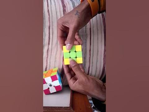 RUBIK'S CUBE CROSS PATTERN (HOW TO MAKE RUBIK'S CUBE) #kiang #rubikscube #shortsvideo - YouTube