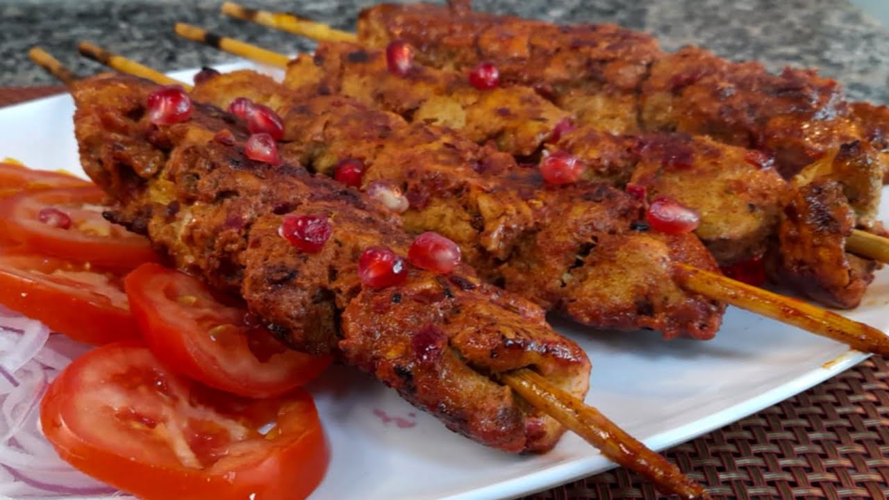 Kandhari Chicken Tikka Recipe|Chicken Tikka Recipe |Kandhari Chicken ...