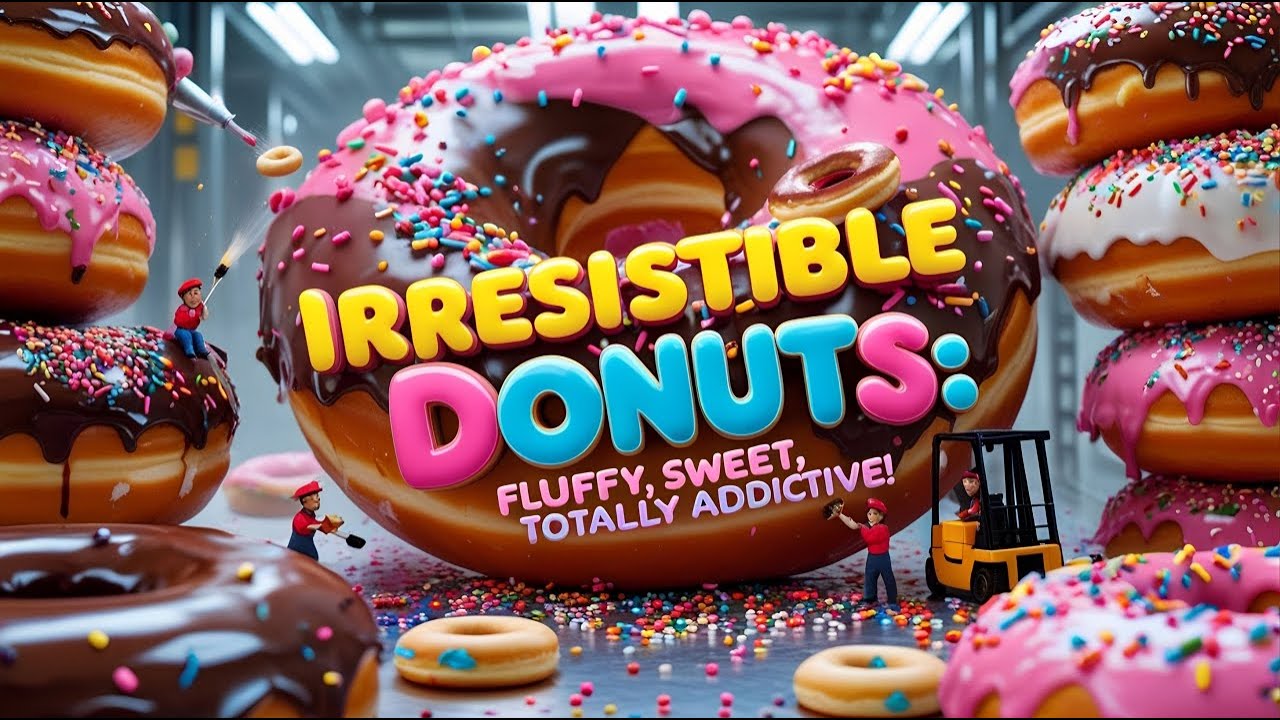 Exploring the Giant Donut: A Unique Treat from the Tiny World! - YouTube