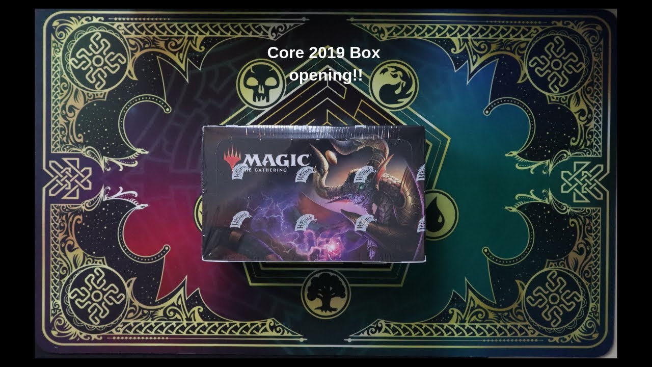 Magic the Gathering Box Opening Core 2019 - YouTube