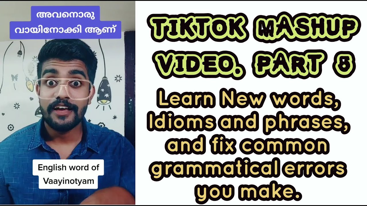 Fix grammatical errors, Learn new words, Idioms and Phrases. TIKTOK ...