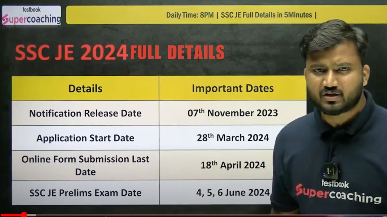 SSC JE 2024 Full Details | SSC JE Vacancy 2024 | SSC JE Exam Pattern ...