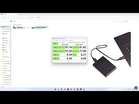 Western Digital My Passport Speed Test in Reality scenario