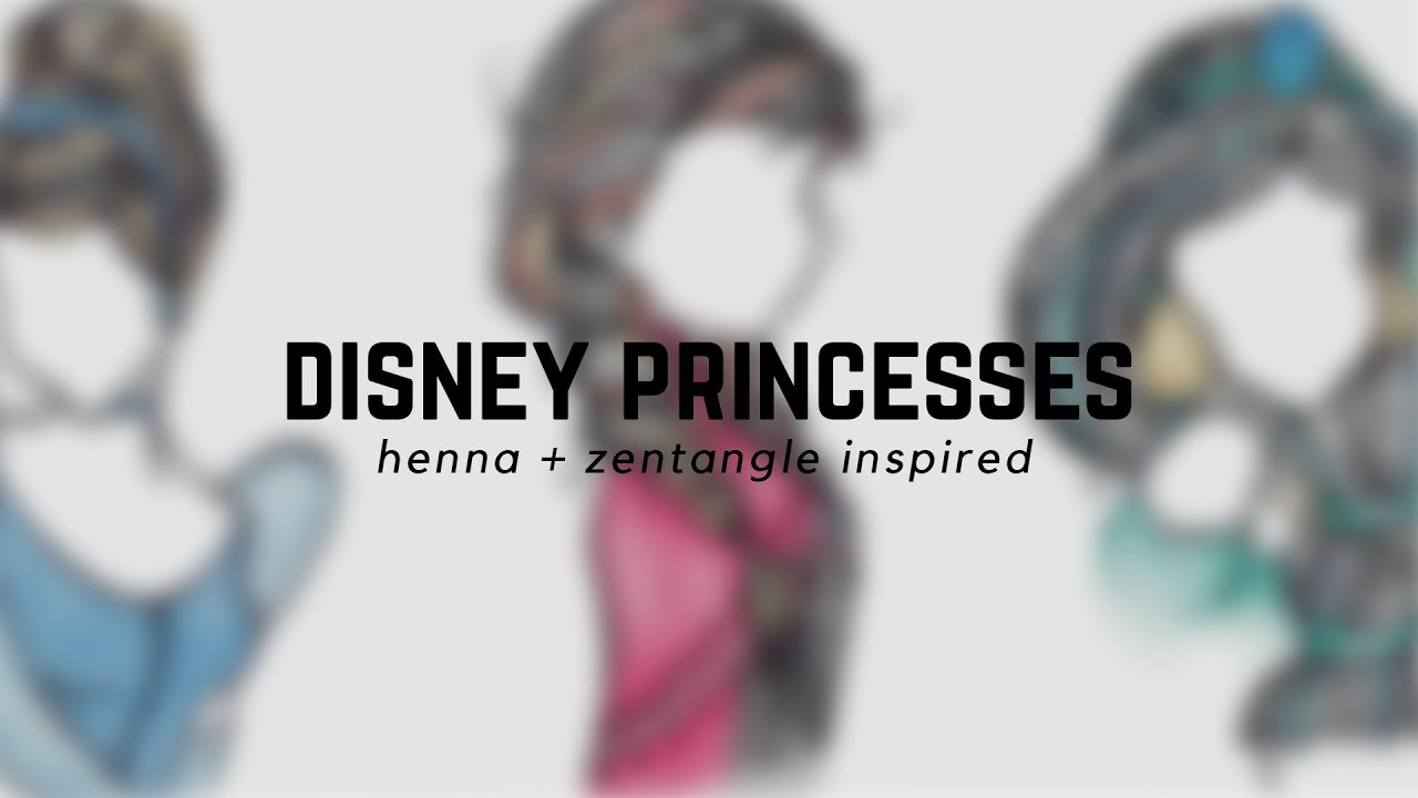 Henna Inspired Disney Princesses | Follow The Freemans - YouTube