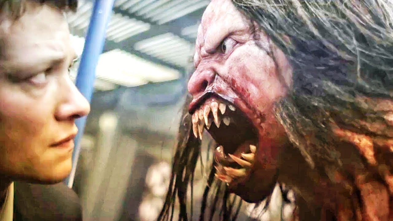 When passengers on a train are attacked by a creature | Howl 2015 Film ...