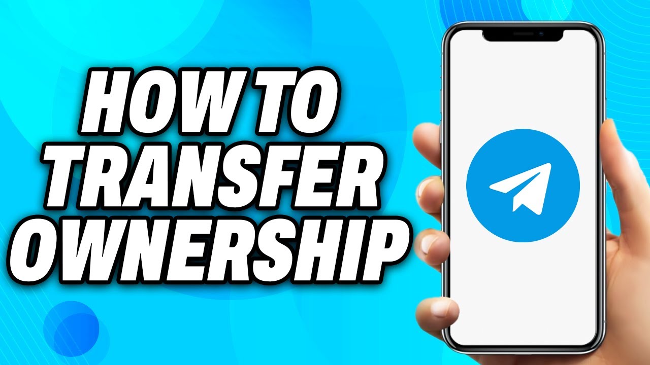 How To Transfer Ownership of Telegram Group (2025) - Easy Fix - YouTube