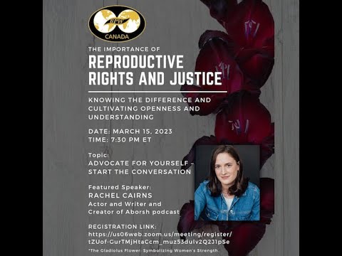 Reproductive Rights And Justice Webinar - March 15, 2023. Featuring ...