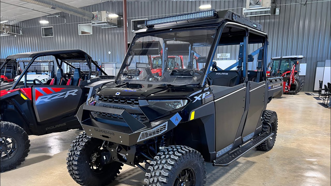 2023 Custom Polaris Ranger 1000 XP Crew decked out in Thumper Fab ...