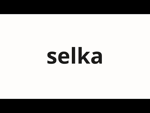 How to pronounce selka | 셀카 (Selfie in Korean)