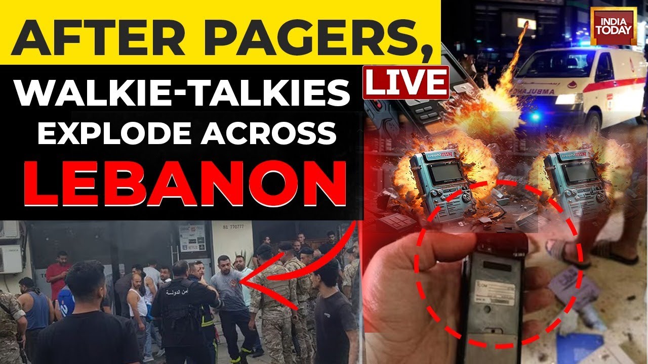 Lebanon Blasts: Questions Raised After Serial Pager, Walkie-Talkies ...