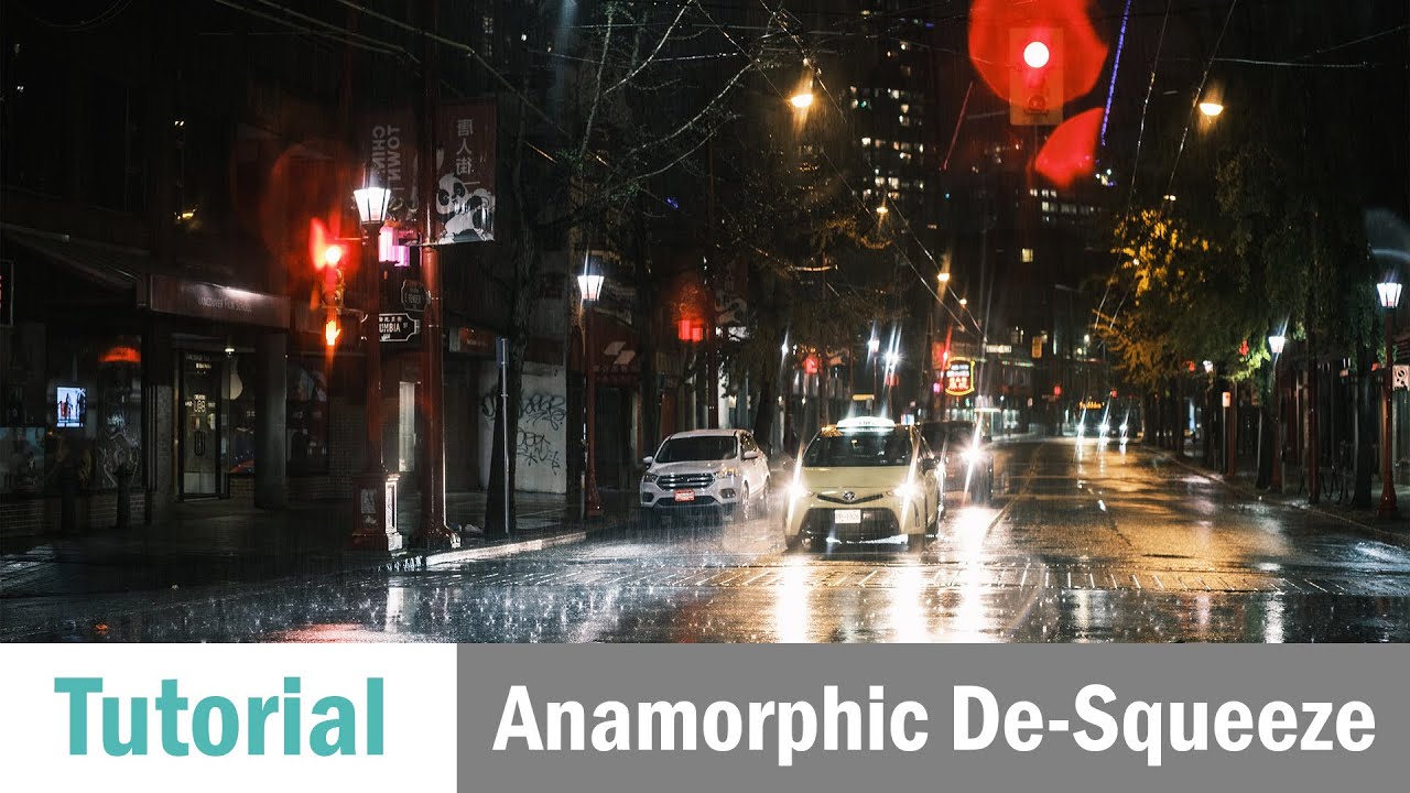 Sirui 50mm 1.33x Anamorphic Lens: De-squeezing Anamorphic Images Using ...