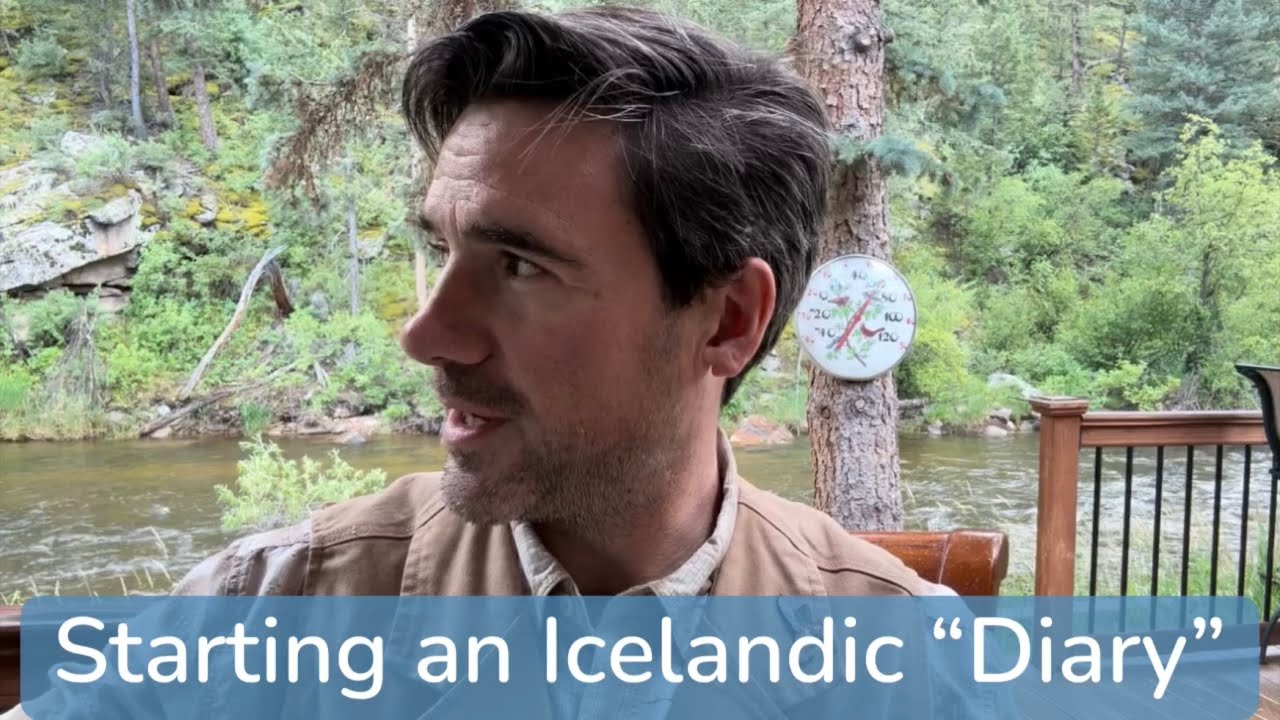 Mín íslenska dagbók (My Icelandic "diary") - YouTube
