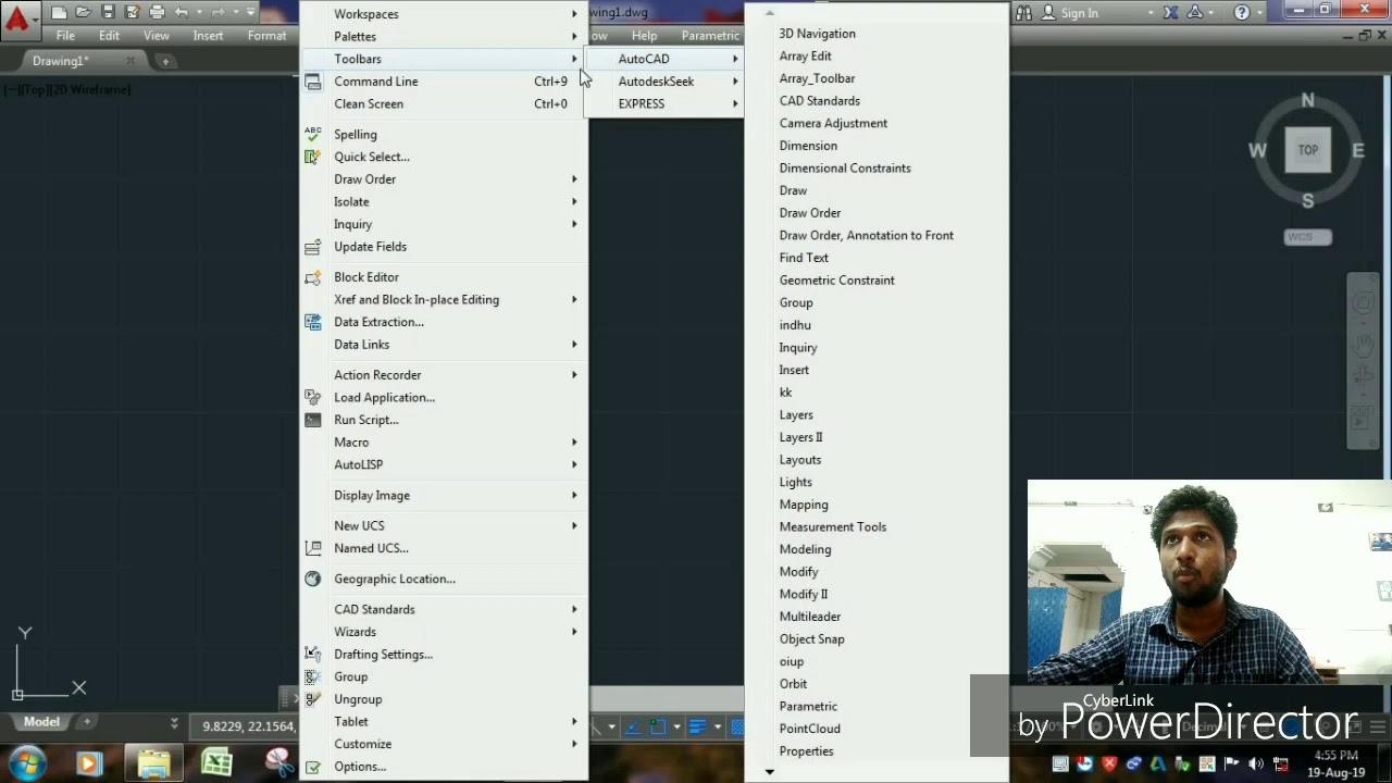 Auto-CADD beginners tutorial and How to get a toolbar /Shadow Designer ...