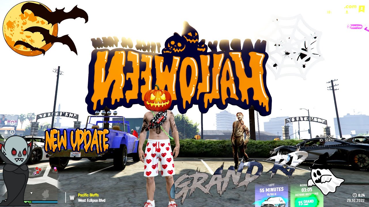 GTA V grand rp | 👻Halloween event with new HOLIDAY UPDATE😍 | HINDI ...