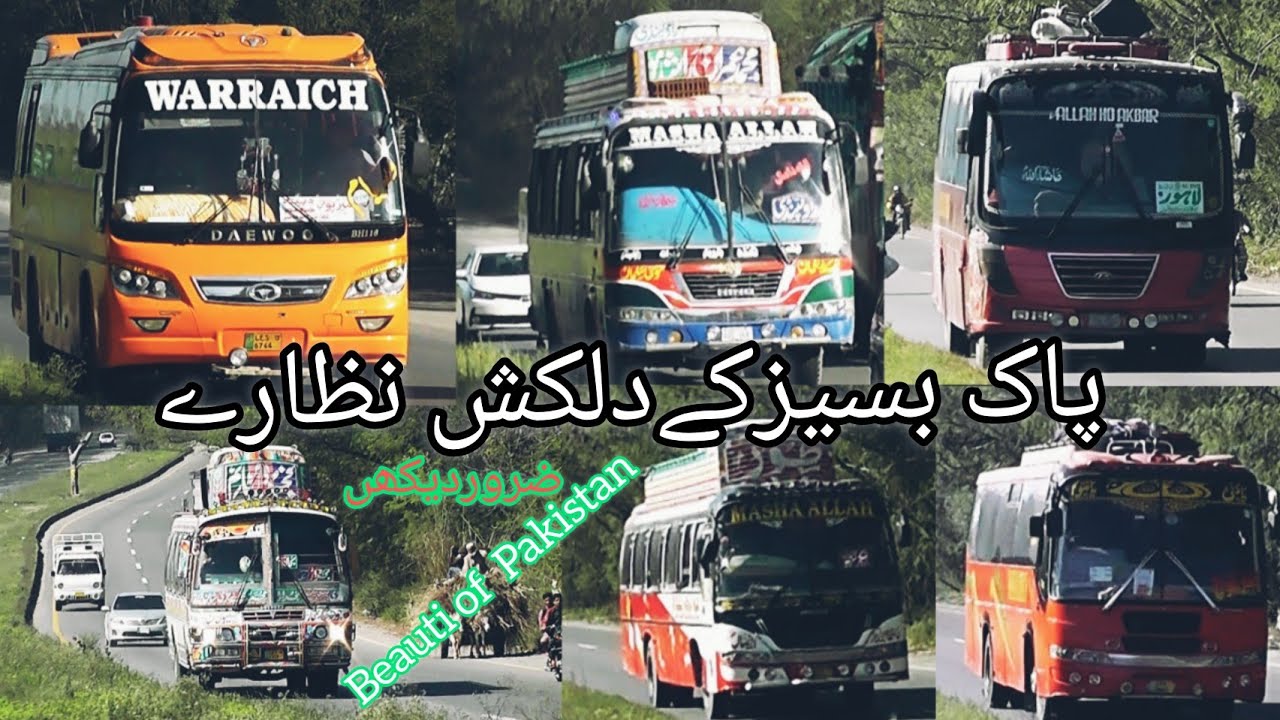 Beautiful video of Pakistani buses - YouTube