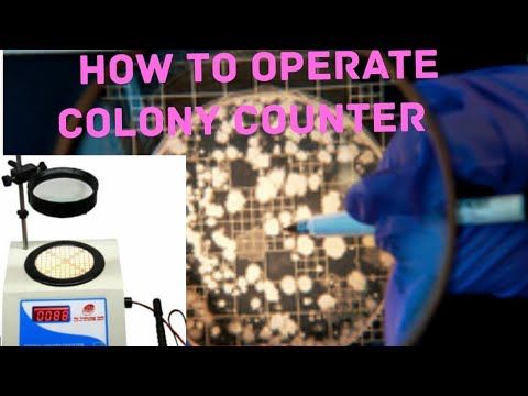 how to operate colony counter(SA.microbiology) ep-01 - YouTube