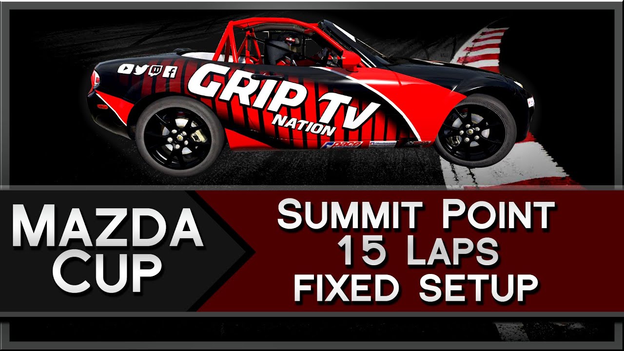 Mazda Cup @ Summit Point | iRacing | Grip TV - YouTube