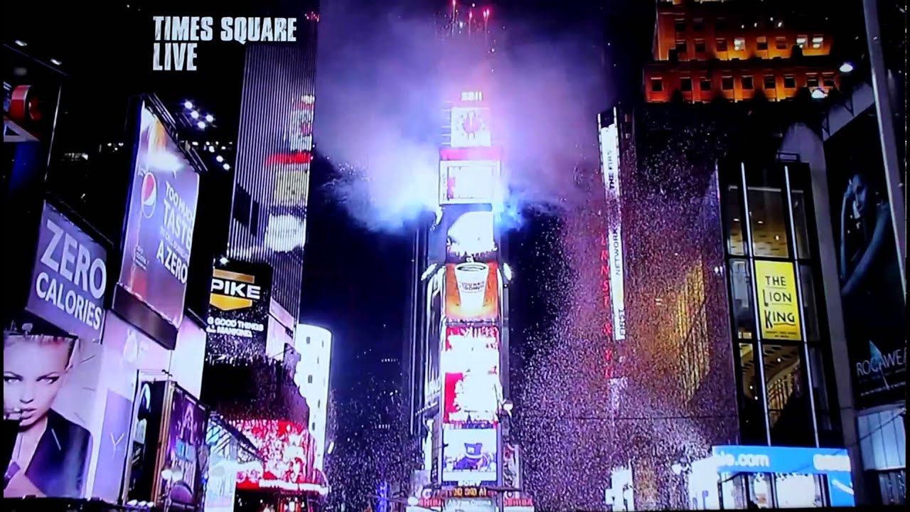New York 2011 Times Square Ball Drop Live 1080p HD1 - YouTube