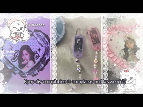 Kpop DIY compilation #1!! 🎧💫(templates + keywords at the end!!) 