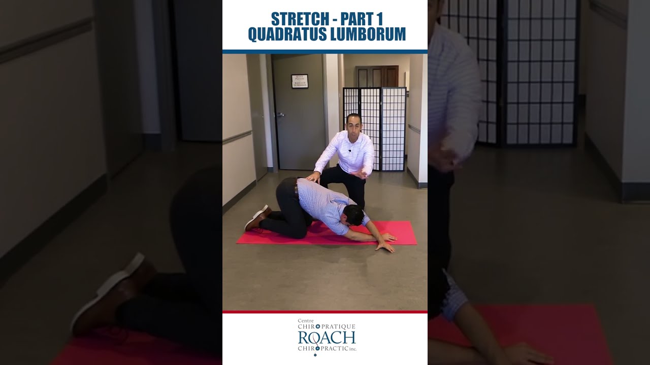 REMOVE BACK PAIN - (QL) Quadratus Lumborum Stretch - YouTube