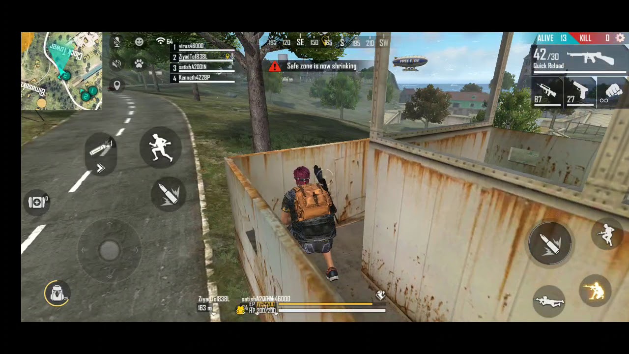 Free Fire Hanger fight - YouTube