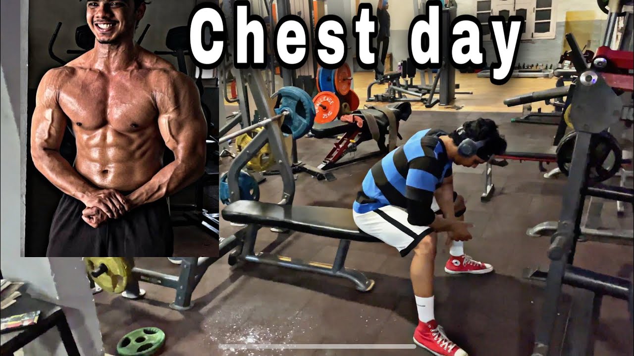 Growing the pecs 💀 - YouTube